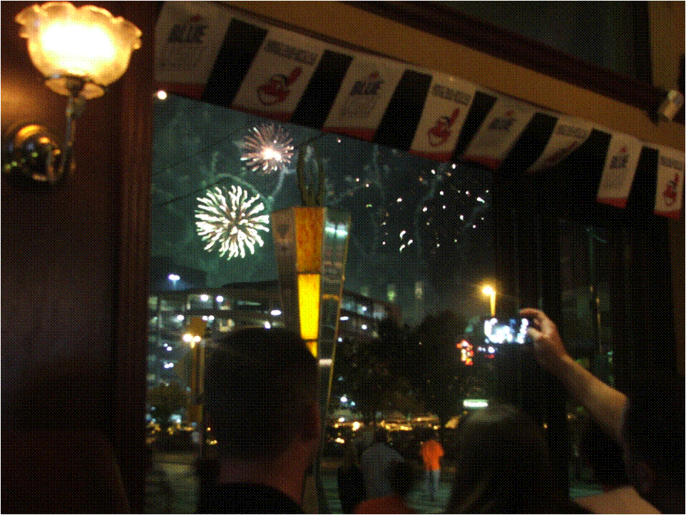 Baseball Fireworks – Flannerys Pub